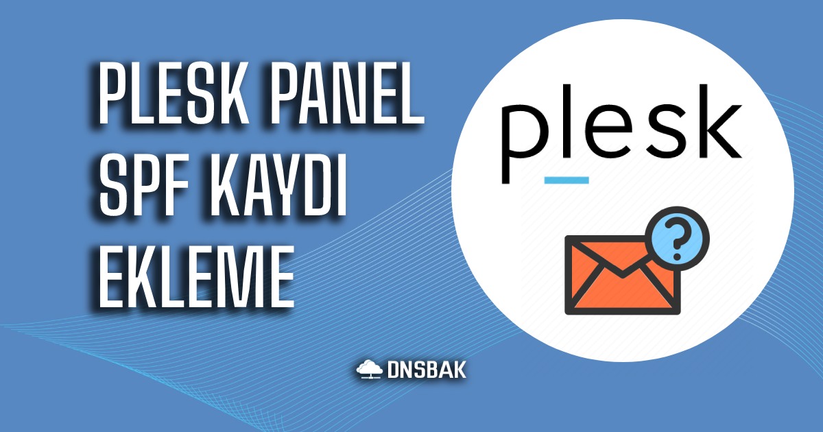 Plesk SPF Kaydı Ekleme - DNSBAK | DNS sorgula | DNS Check
